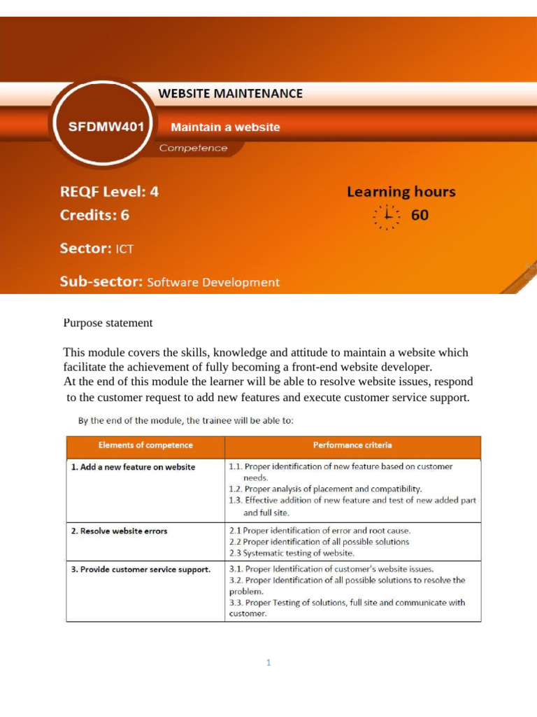 Website Maintenance Notes | PDF | Networking | Internet & Web
