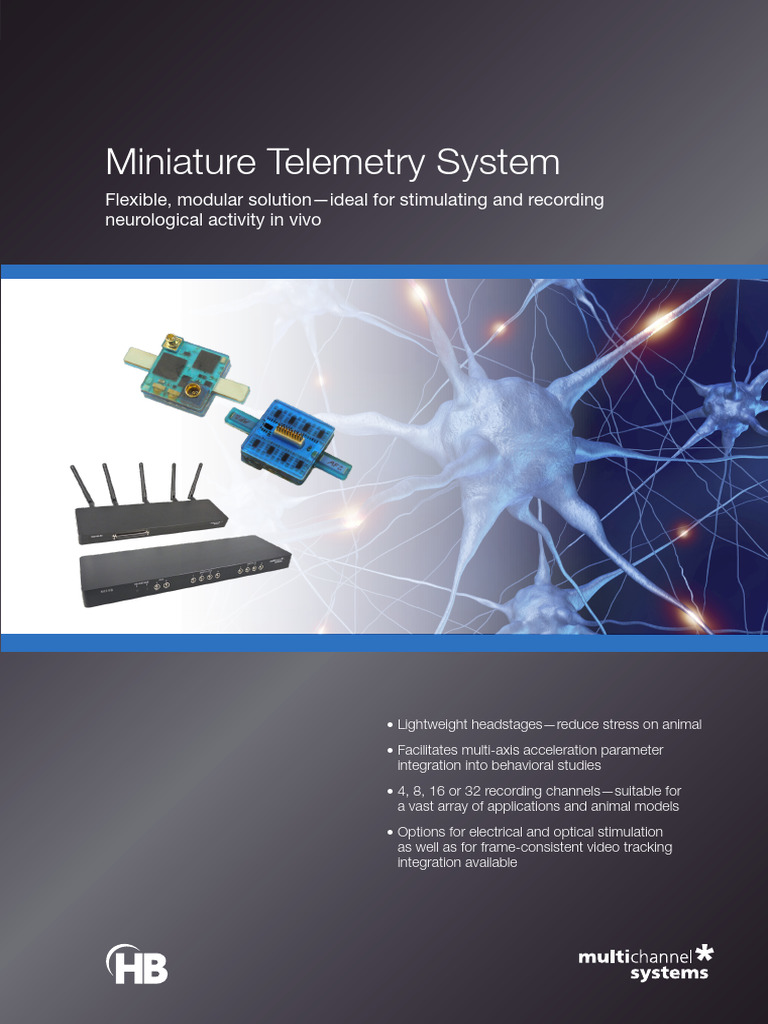 Wireless Neurological Telemetry System | PDF | Rechargeable Battery ...