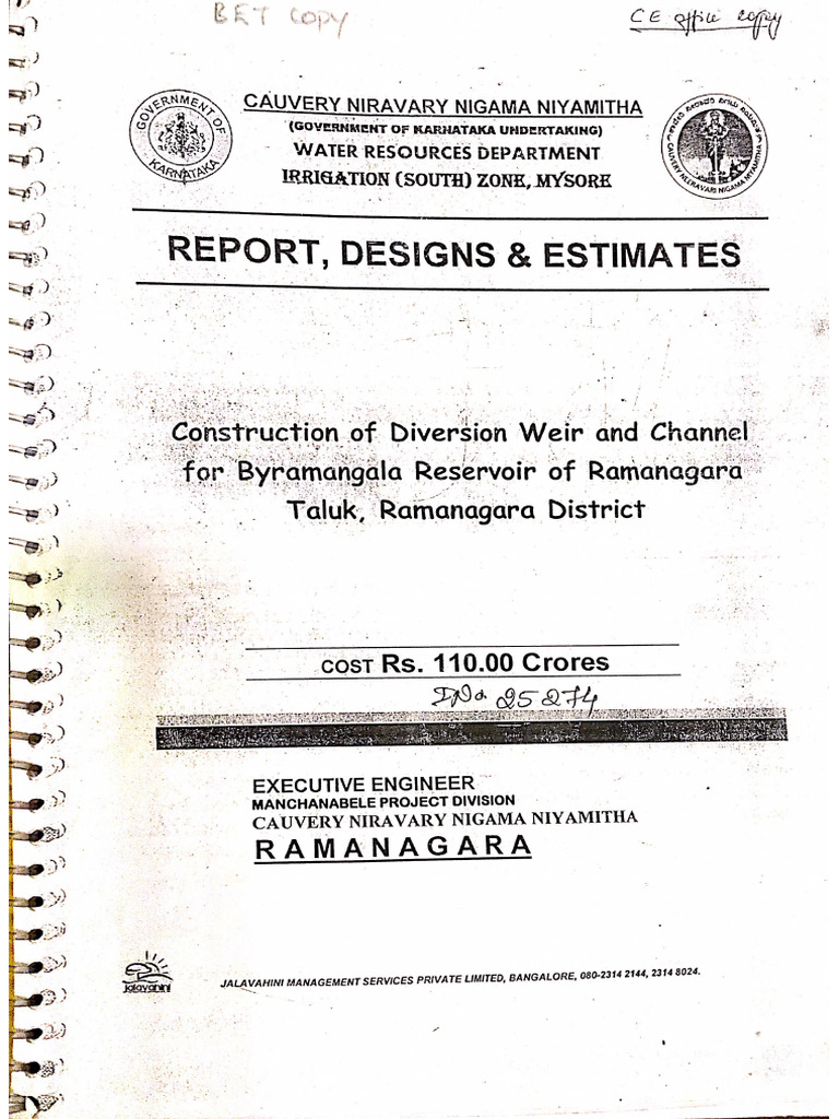DPR Diversion-Channel | PDF
