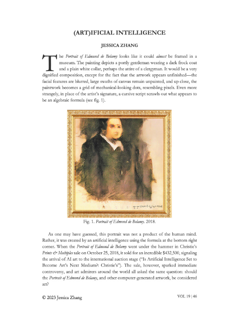 (ART) Ificial Intelligence | PDF