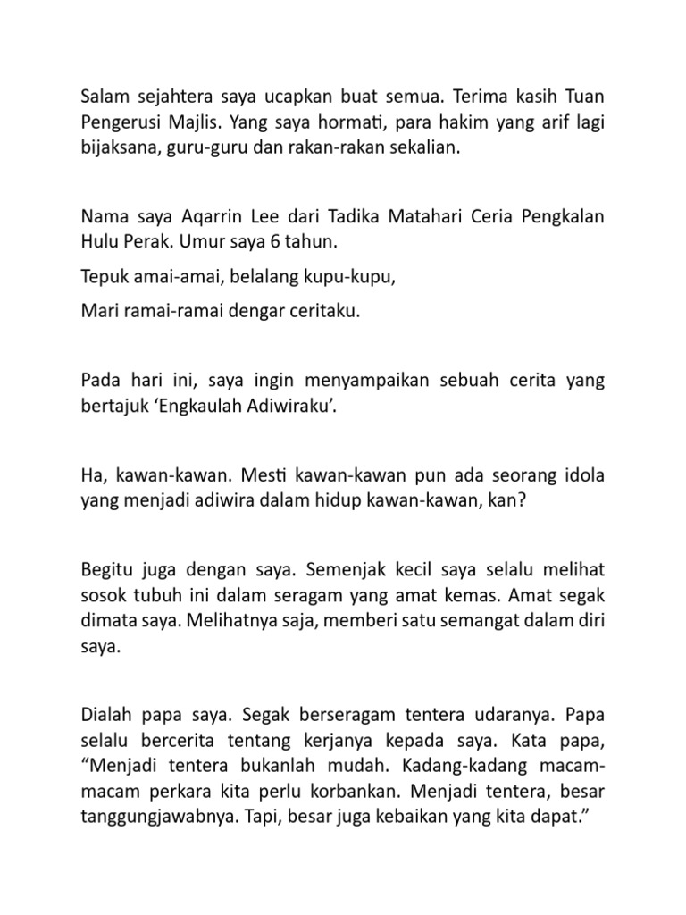 Kisah Adiwira Ayahku | PDF