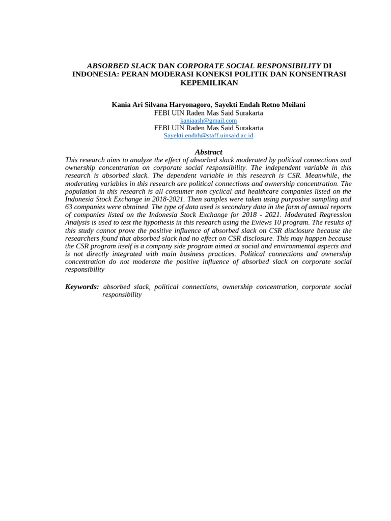 Template Paper Jurnal JSI Unsurya | PDF