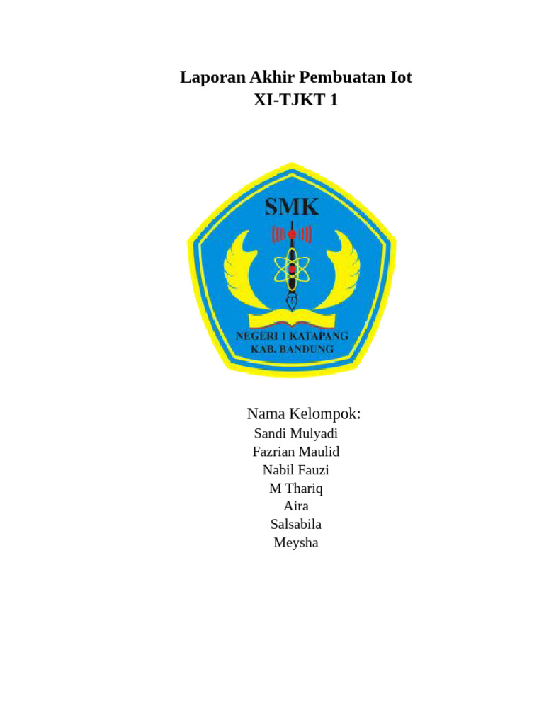 Laporan Akhir Pembuatan Iot | PDF