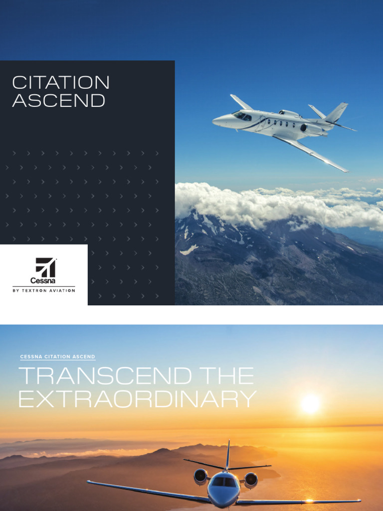 TXTAV Cessna Ascend Brochure | PDF | Avionics | Cockpit