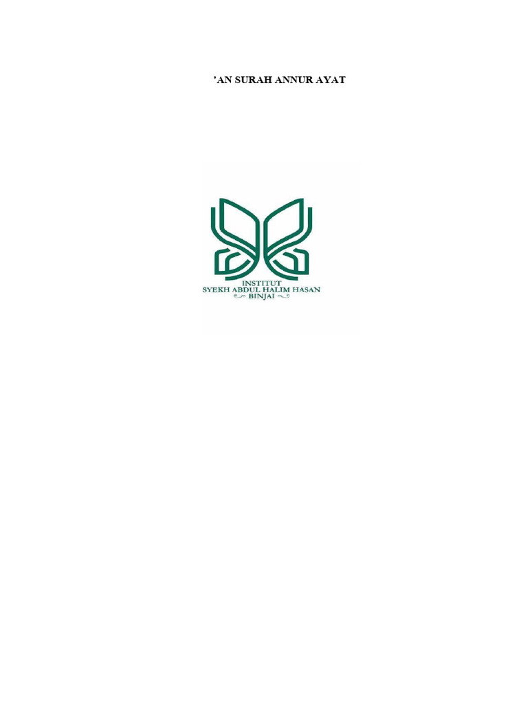 Tafsir Q.S. An-Nūr Ayat 32: Anjuran Menikah | PDF