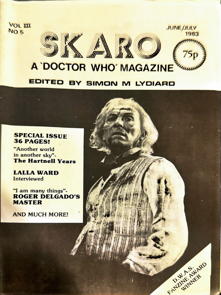 Skaro June July 1983 | PDF | Doctor Who Stories | Doctor Who