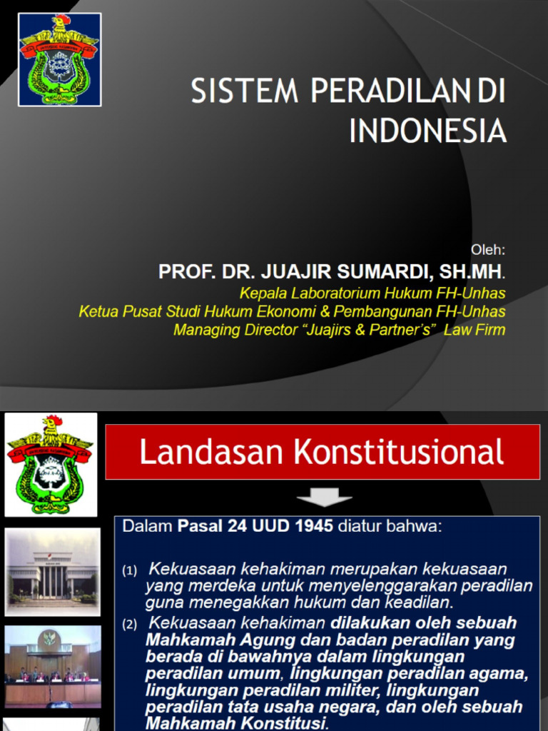 Sistem Peradilan Di Indonesia | PDF
