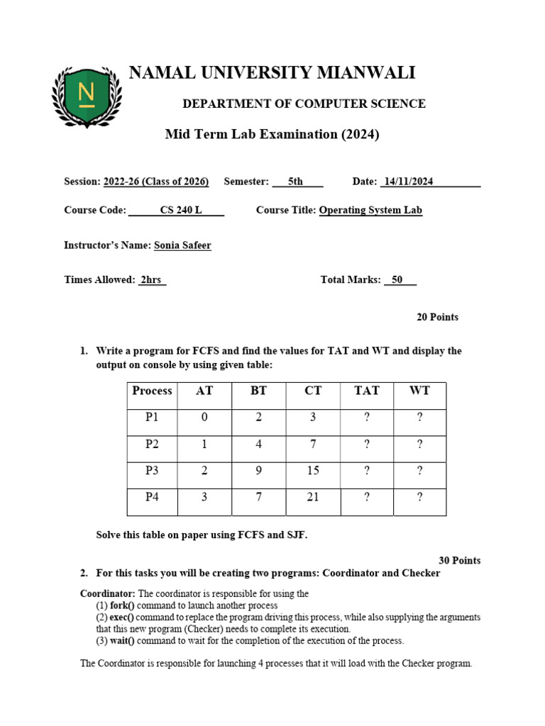 BDCC 8 OSLABMid | PDF | Computer Architecture | Software Development
