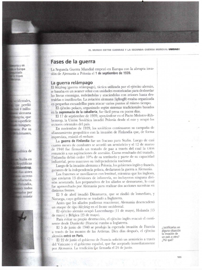 Texto 1. Segunda Guerra Mundial | PDF