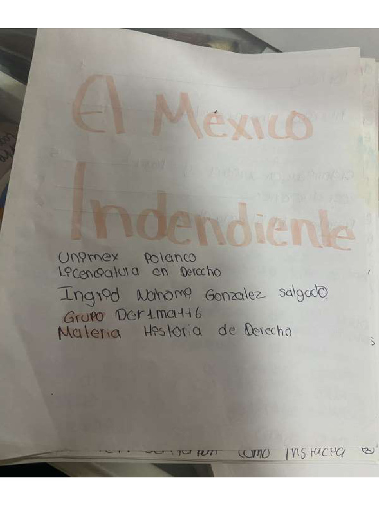 El Mexico Independiente | PDF
