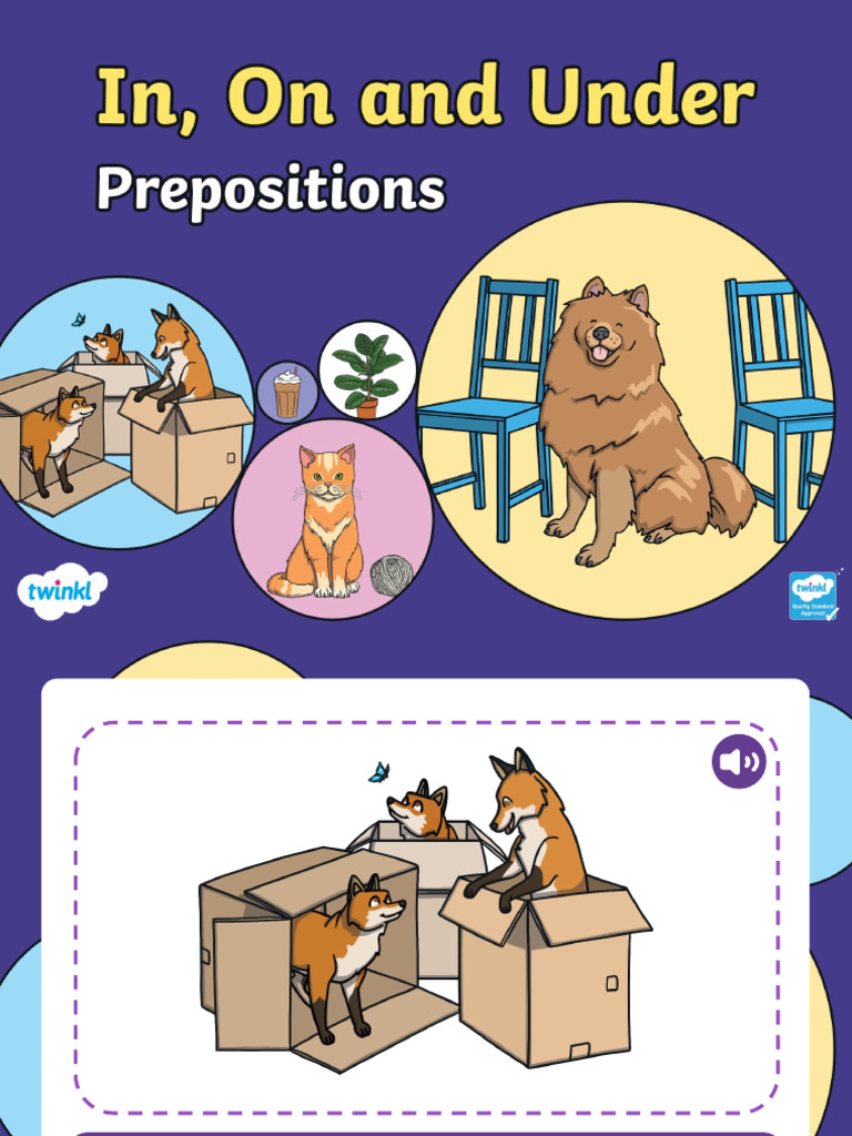 T 1716473602 Esl in On Under Powerpoint Kids Pre A1 Ver 3 | PDF