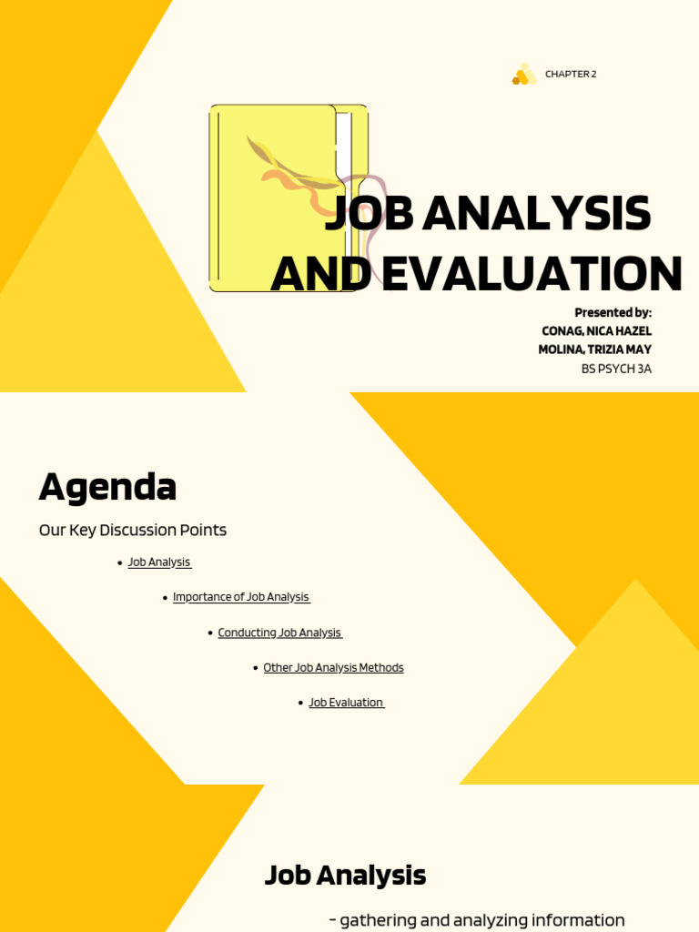I/O - Job Analysis & Evaluation | PDF | Workplace | Industrial Organization