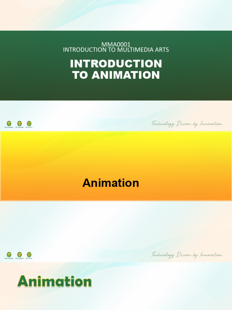 Main PDF Lesson 7 Introduction To Animation | PDF | Animation | Computer Animation