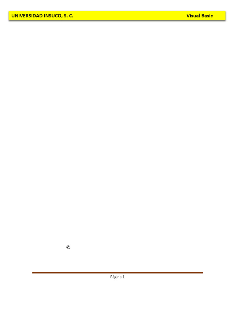 Visual Basic | PDF | Objeto (informática) | Básico