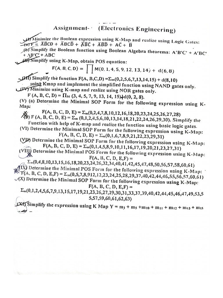 Btech - Electronics Engineering - Practice Set | PDF