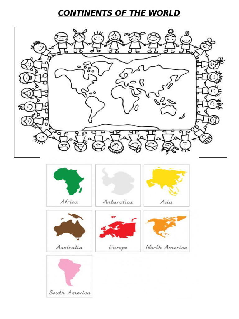 Continents of The World | PDF