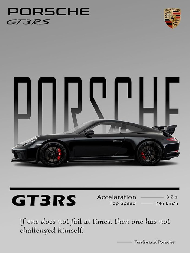 Porsche GT3RS Performance Stats | PDF