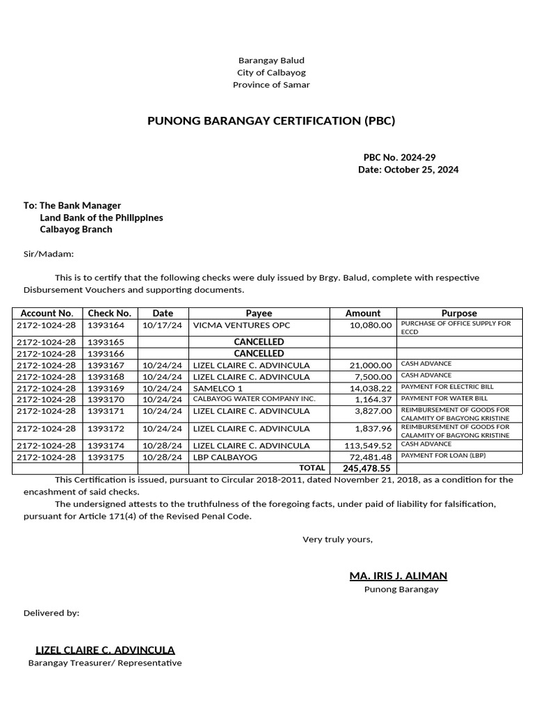 PBC Balud | PDF | Payments | Credit Card