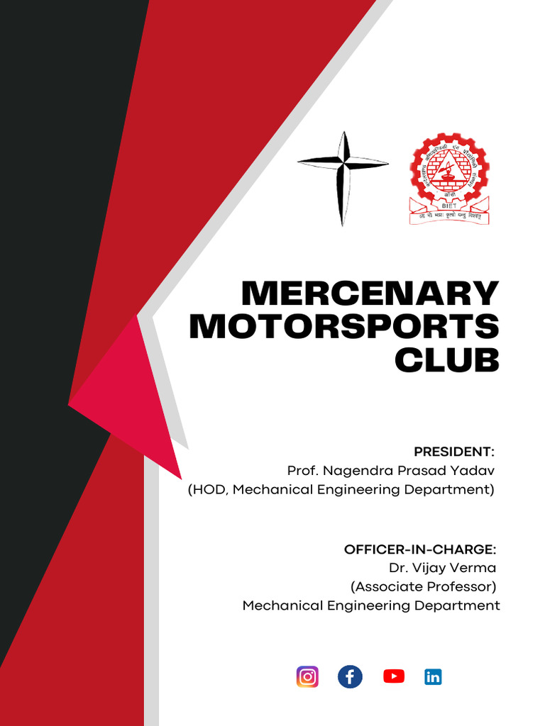 Mercernary Motor Sports Car Brochure | PDF
