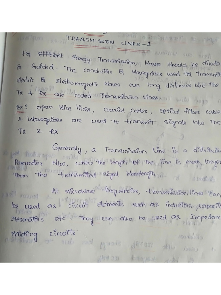 Emwtl Transmission Lines 1 | PDF