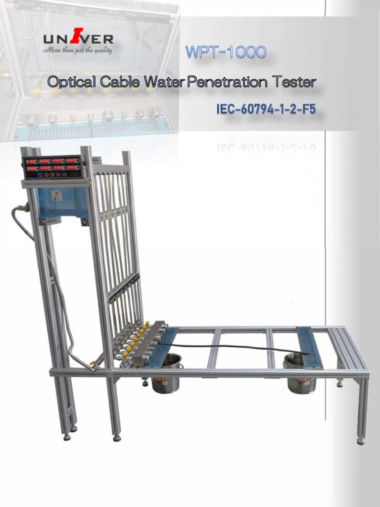 Univer WPT 1000 Catalogue | PDF