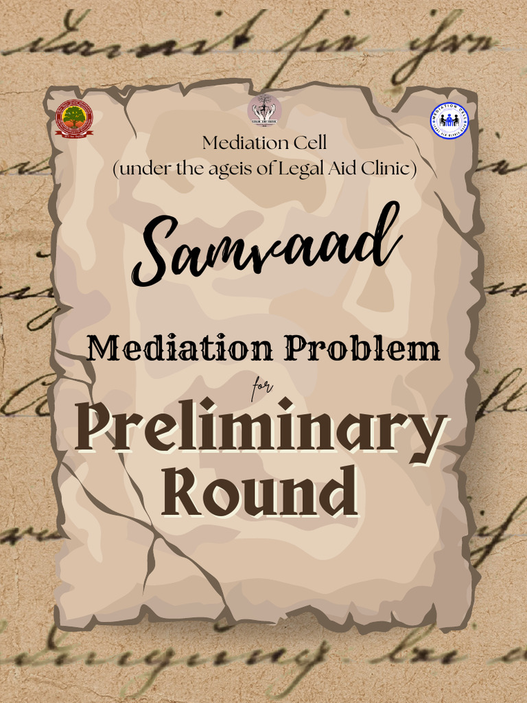 Preliminary Round Problem | PDF | Mediation | Agriculture