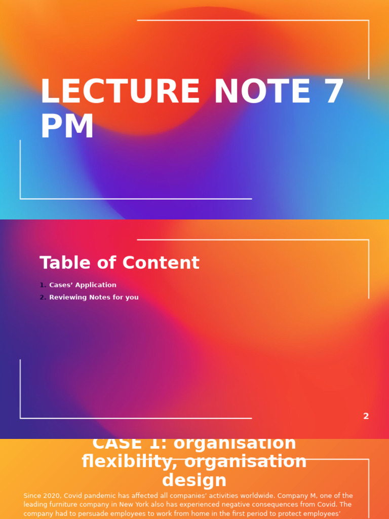 Lecture Note 7 | PDF | Employment | Innovation Lecture Note 7 | PDF | Employment | Innovation
