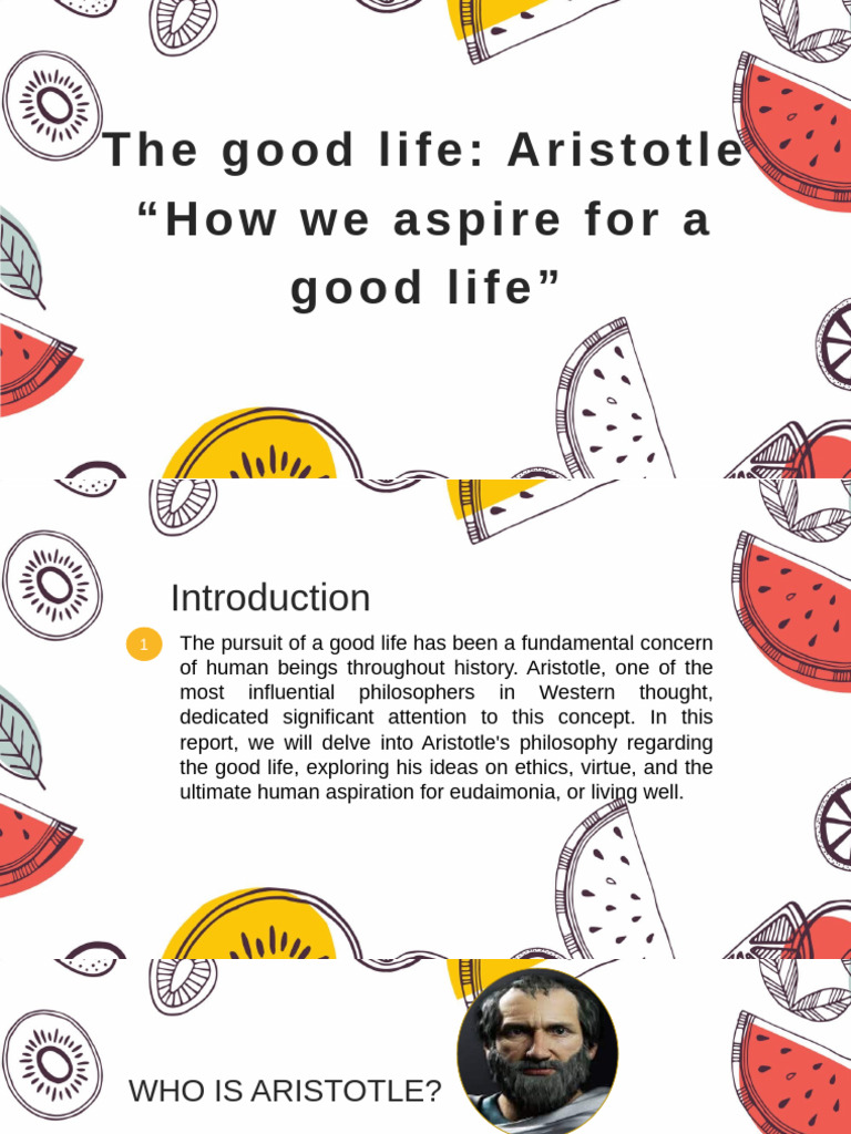 Sts Report (The Good Life) | PDF | Virtue | Virtue Ethics