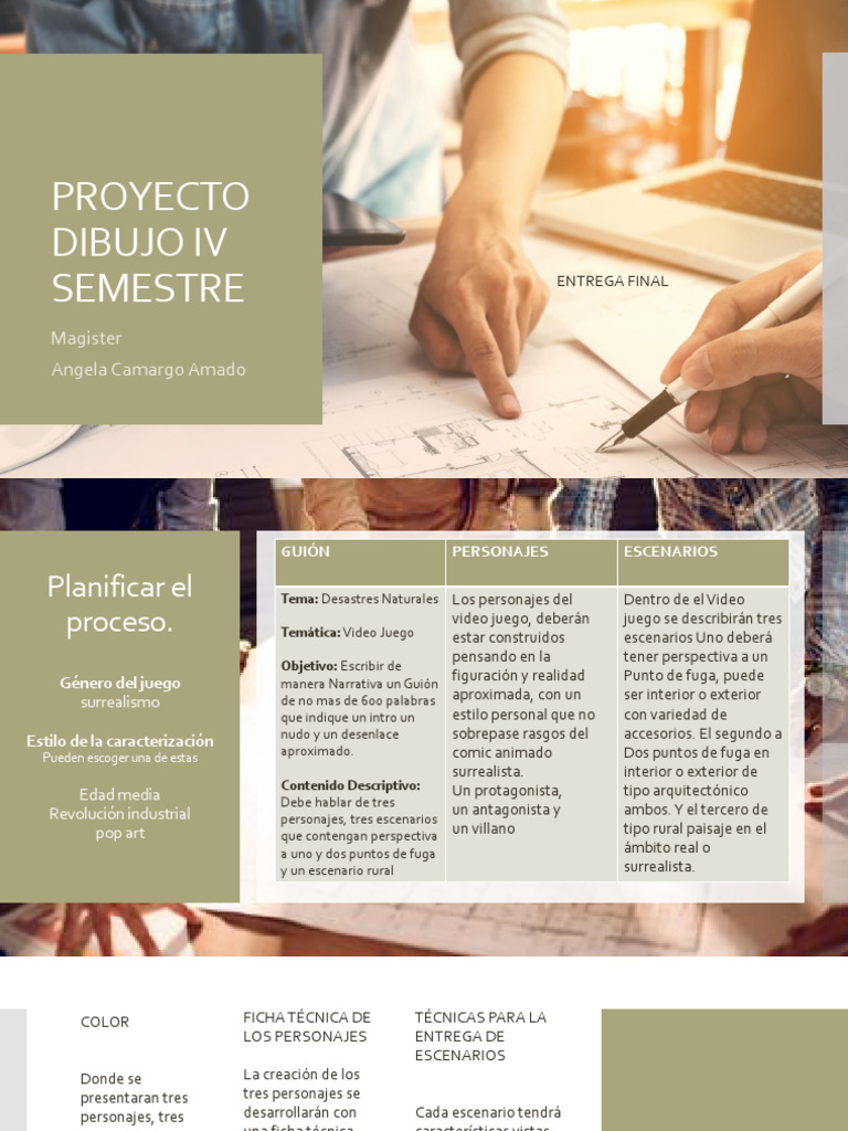 Proyecto Dibujo Iv Semestre Entrega Final | PDF | Perspectiva (Gráfica)