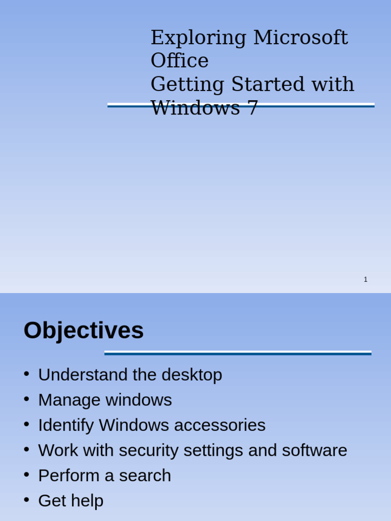 6 Exploring WINDOWS 7 | PDF | Software | Computing Platforms