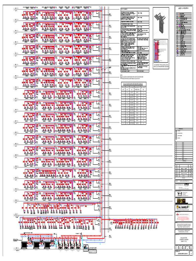 Chilled Water System Schematic | PDF | Pipe (Fluid Conveyance ...
