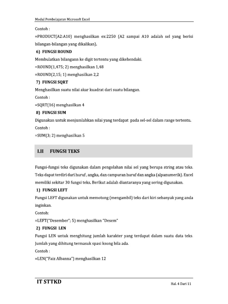 Microsoft Excel | PDF
