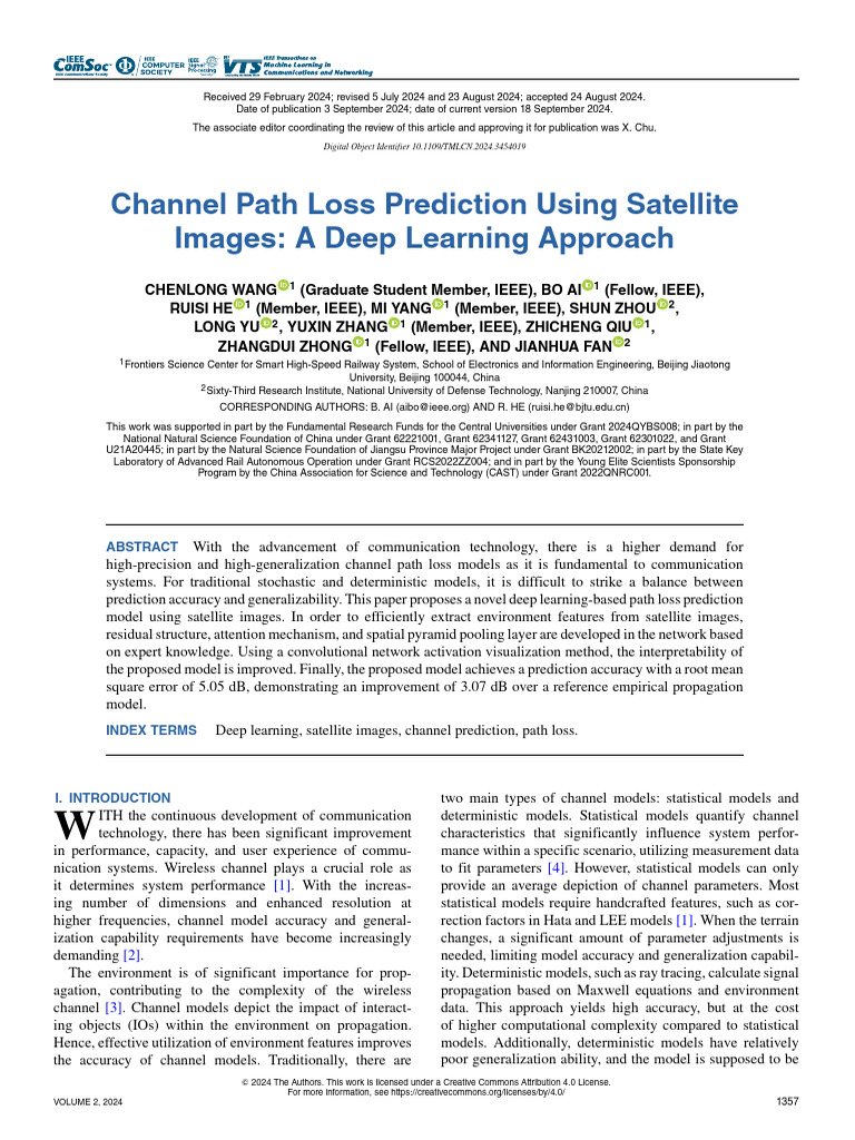 Deep Learning Path Loss Prediction | PDF