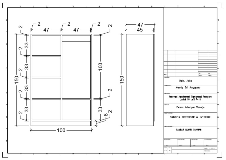 Gaker Almari Pakaian | PDF
