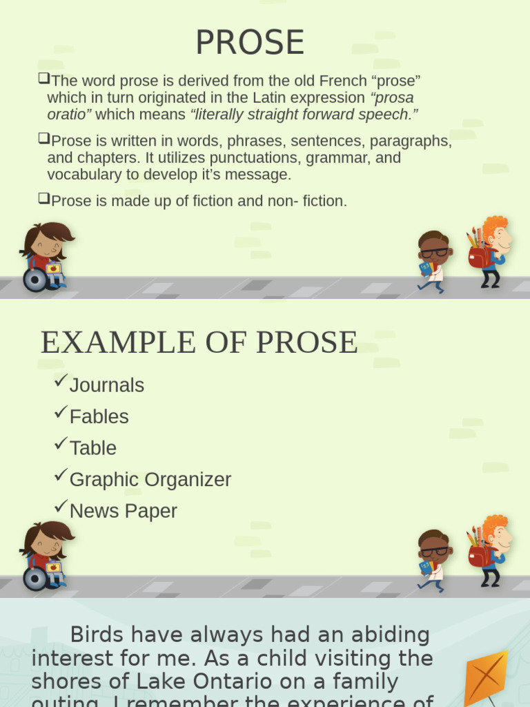 Prose Sample | PDF