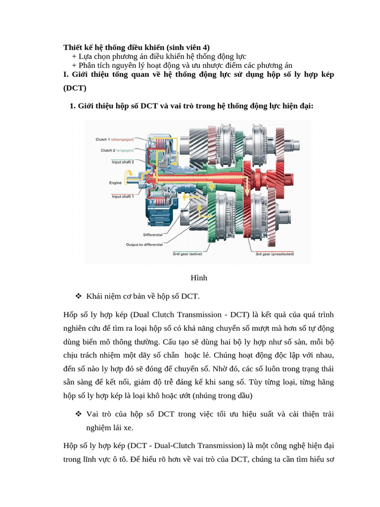 THUYẾT MINH HỆ THỐNG ĐIỀU KHIỂN (sv4) | PDF