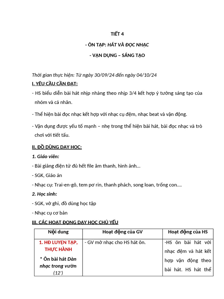 GA Tuan 4 Lop 2 | PDF