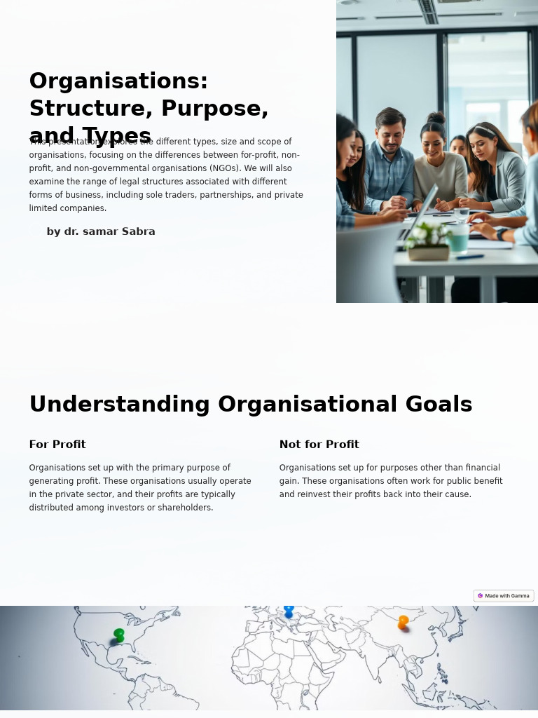 Organisations Structure Purpose and Types | PDF | Small And Medium ...