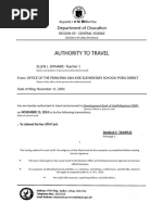 Travel Order Form | PDF