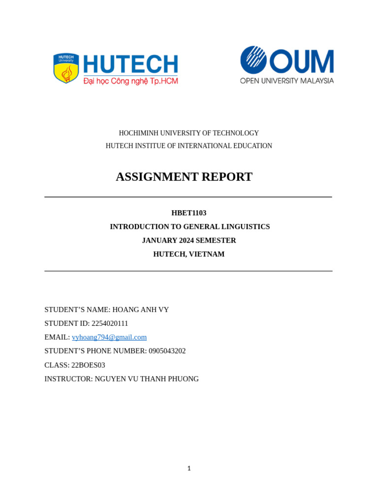 Introduction To General Linguistics | PDF