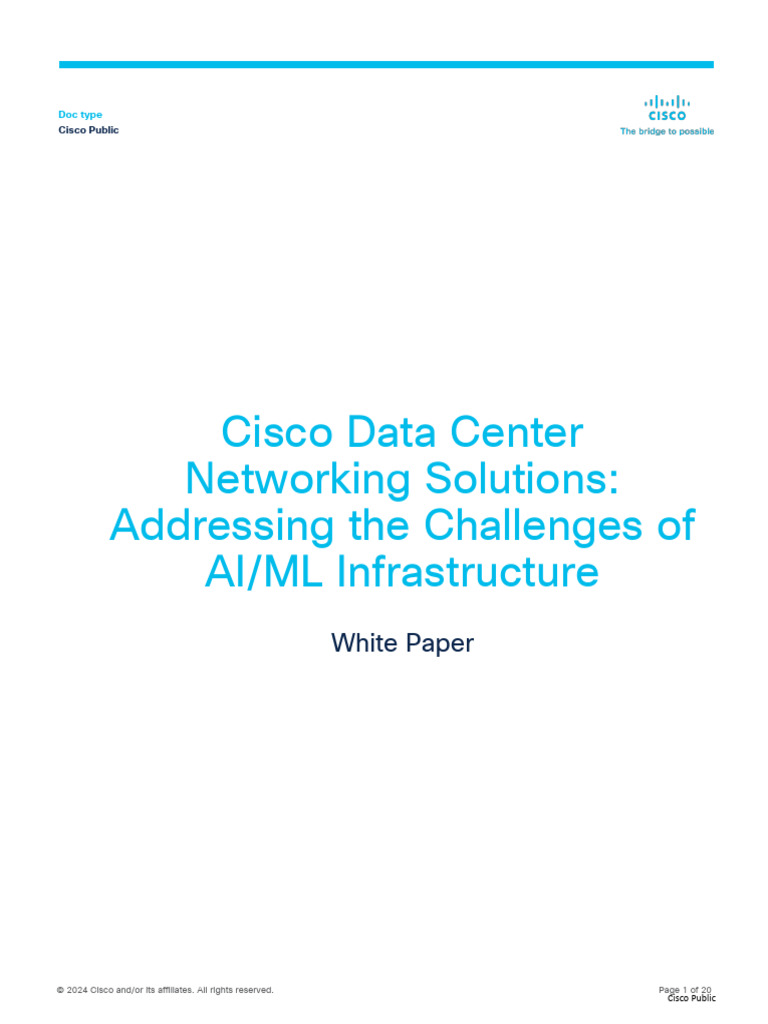 AI-ML-Cisco -ACI | PDF | Computer Network | Network Congestion