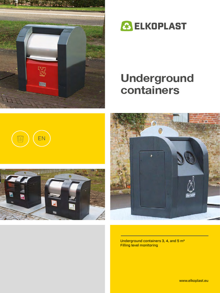 Underground Containers | PDF | Waste | Concrete