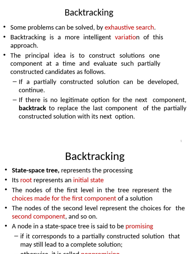 Backtracking in N-Queens Problem | PDF | Combinatorics | Computer ...
