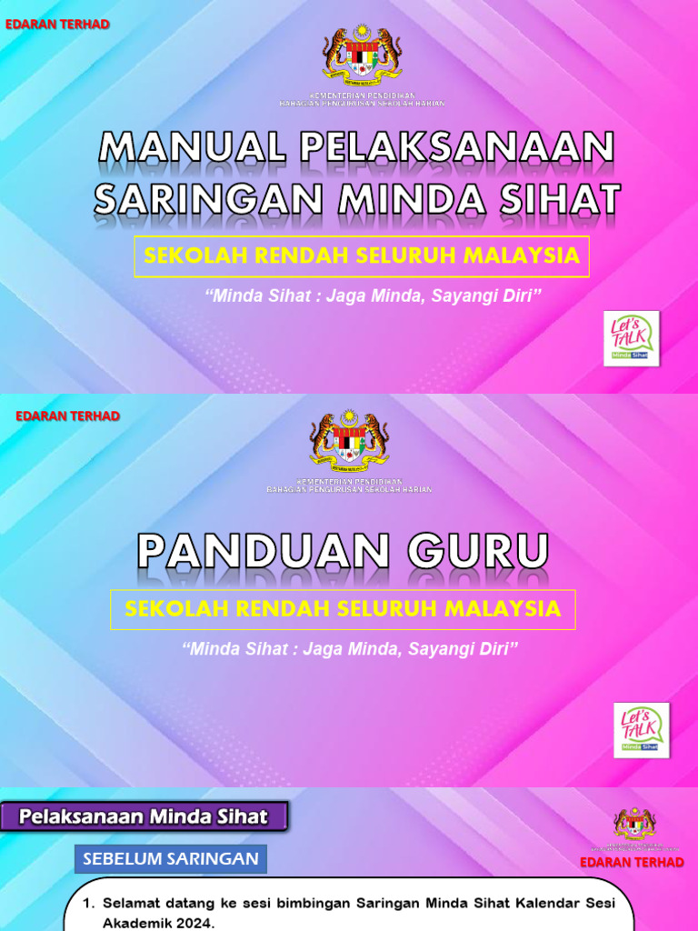 MANUAL Minda Sihat | PDF
