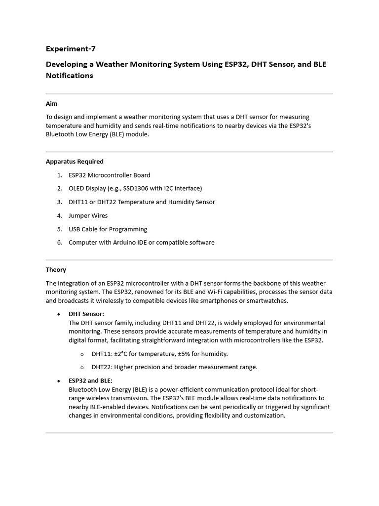 Experiment 7 Iot | PDF | Internet Of Things | Computing