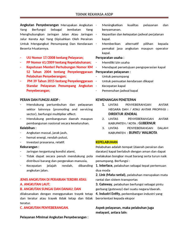 Resume Asdp | PDF