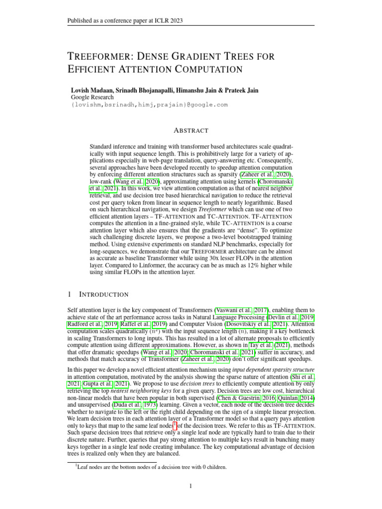 2296 Treeformer Dense Gradient Tree | PDF | Applied Mathematics