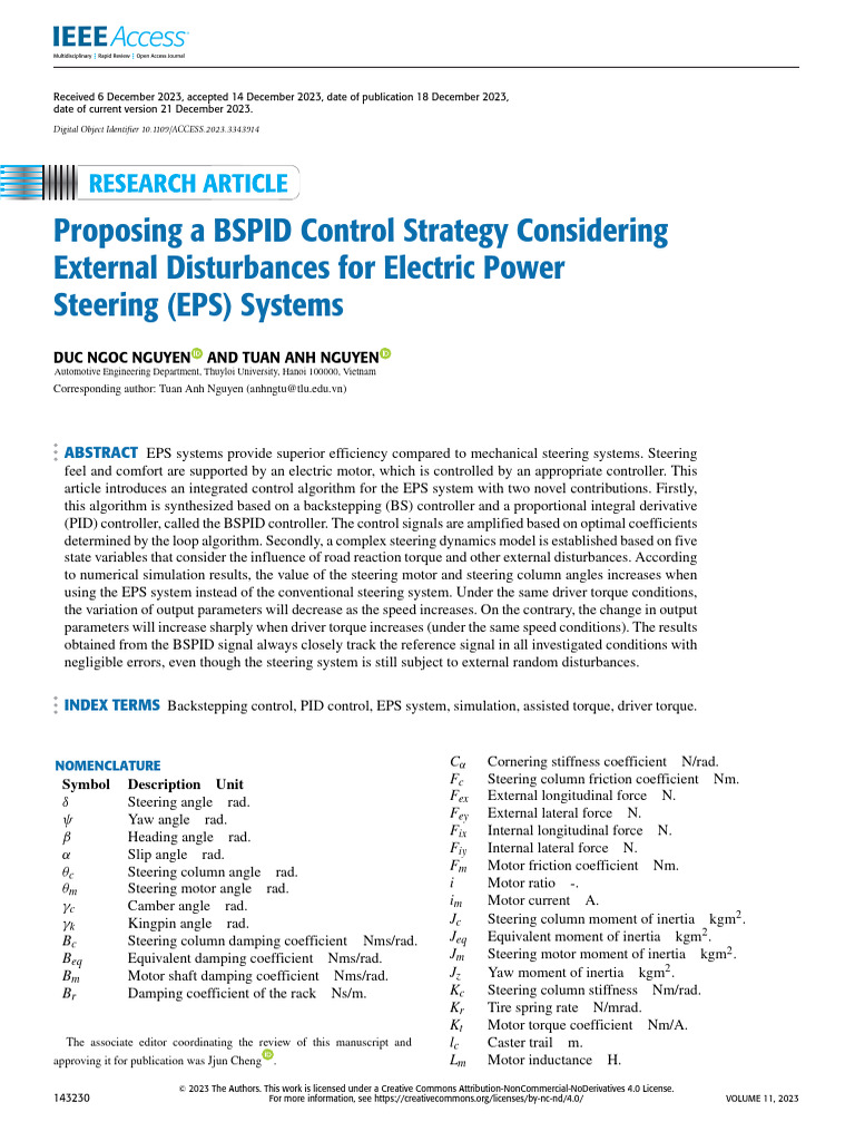 (NGOC) Proposing - A - BSPID - Control - Strategy - Considering - External - Disturbances - For ...