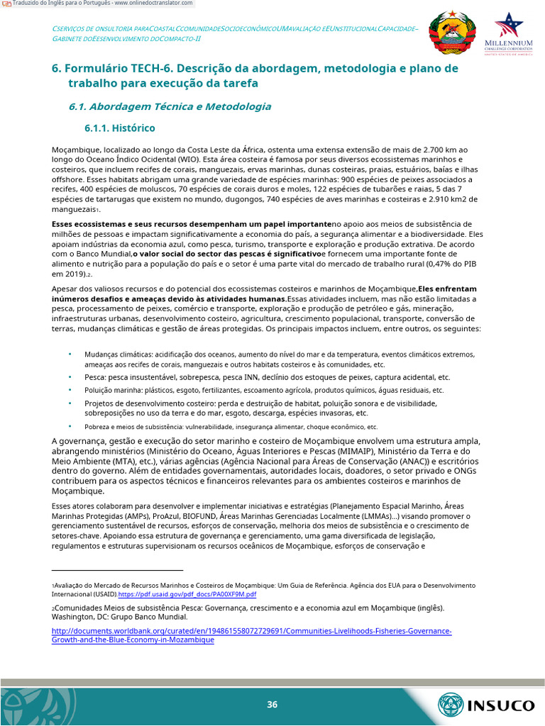 TP MCC Moza Final Version-36-65.en - PT | PDF | Economia | Sustentabilidade