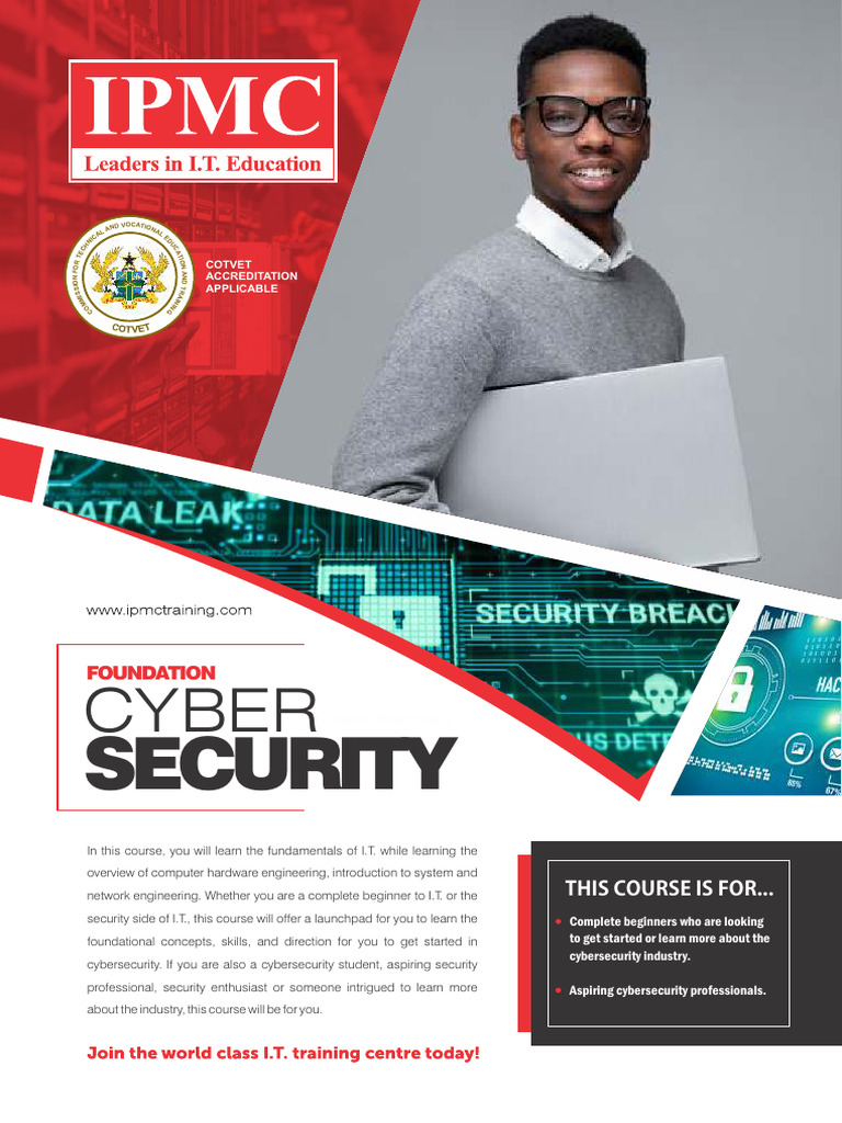 IPMC Cyber Security Foundation Brochure | PDF | Security | Computer Security